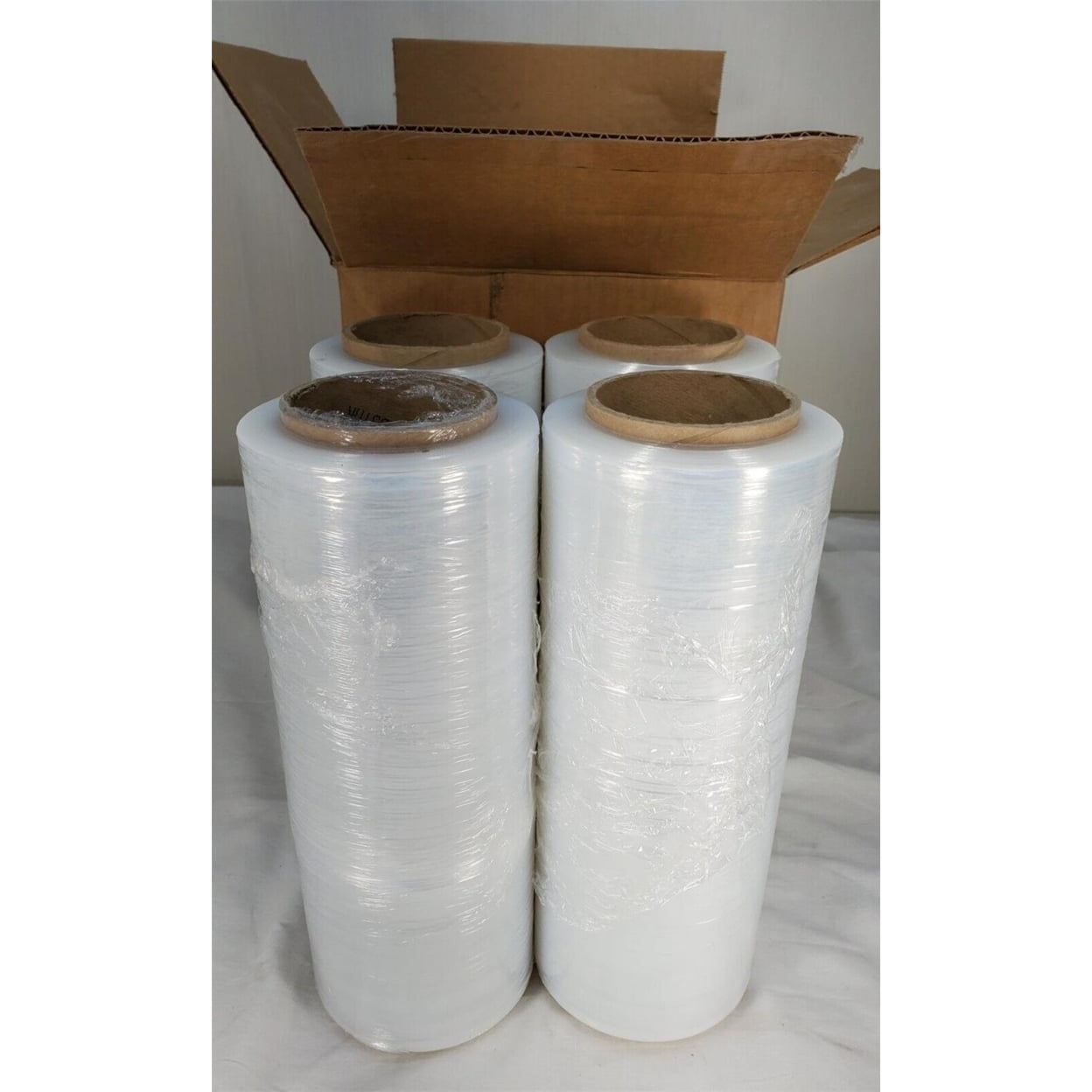 Hand Stretch Wrap Clear Cast Film PVT047128GR 12-13/16" x 1476 ft. - 4 ...