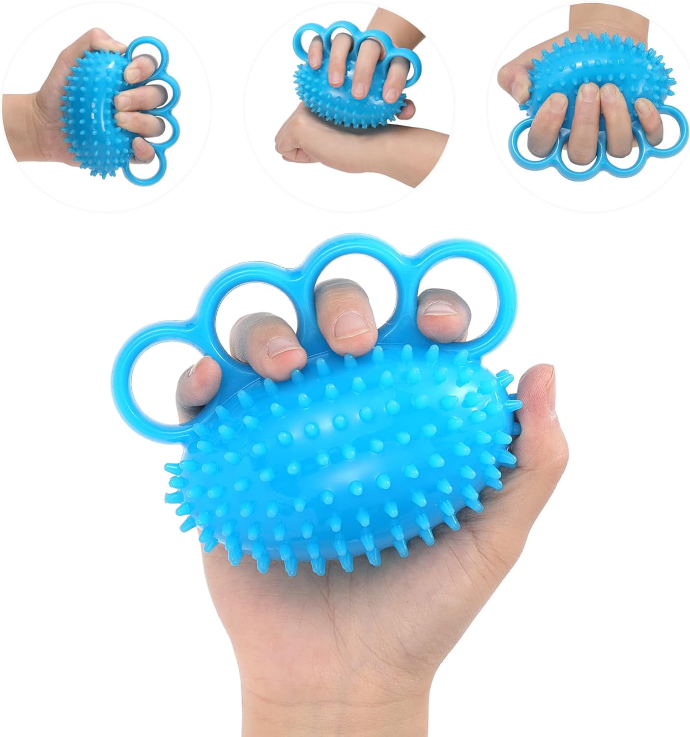 Hand Therapy Exercise Ball – Dual-Function Grip Strengthener ...