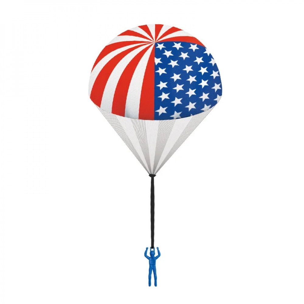 Hand Throw Parachute Army Man Flying Toys for Kids Tangle Free Throwing ...