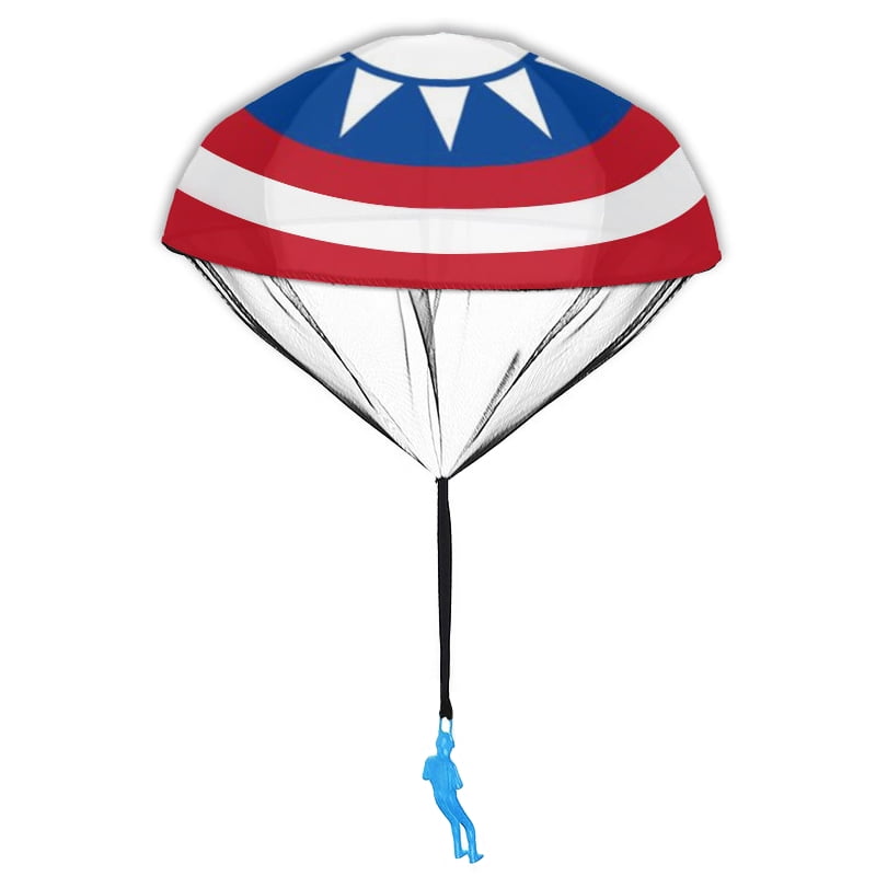 Hand Throwing Mini Soldier Parachute Funny Little Kids Toy Outdoor Game ...