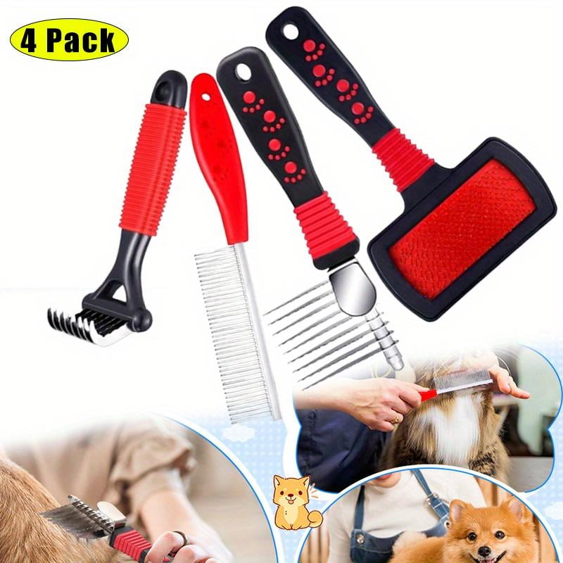 [Hand Tools Kits] A Set of 4 Pet Grooming,Including Dematting Combs ...