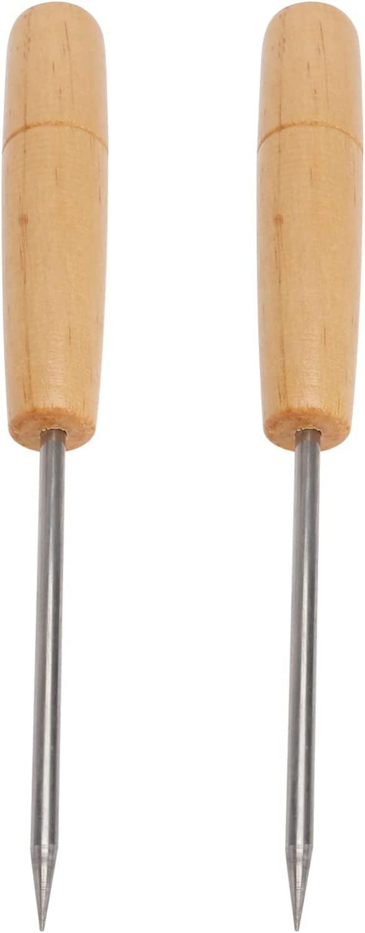 Hand Tools Hand Tools Stainless Steel Ice Pick with Wooden Handle, 2Pcs ...