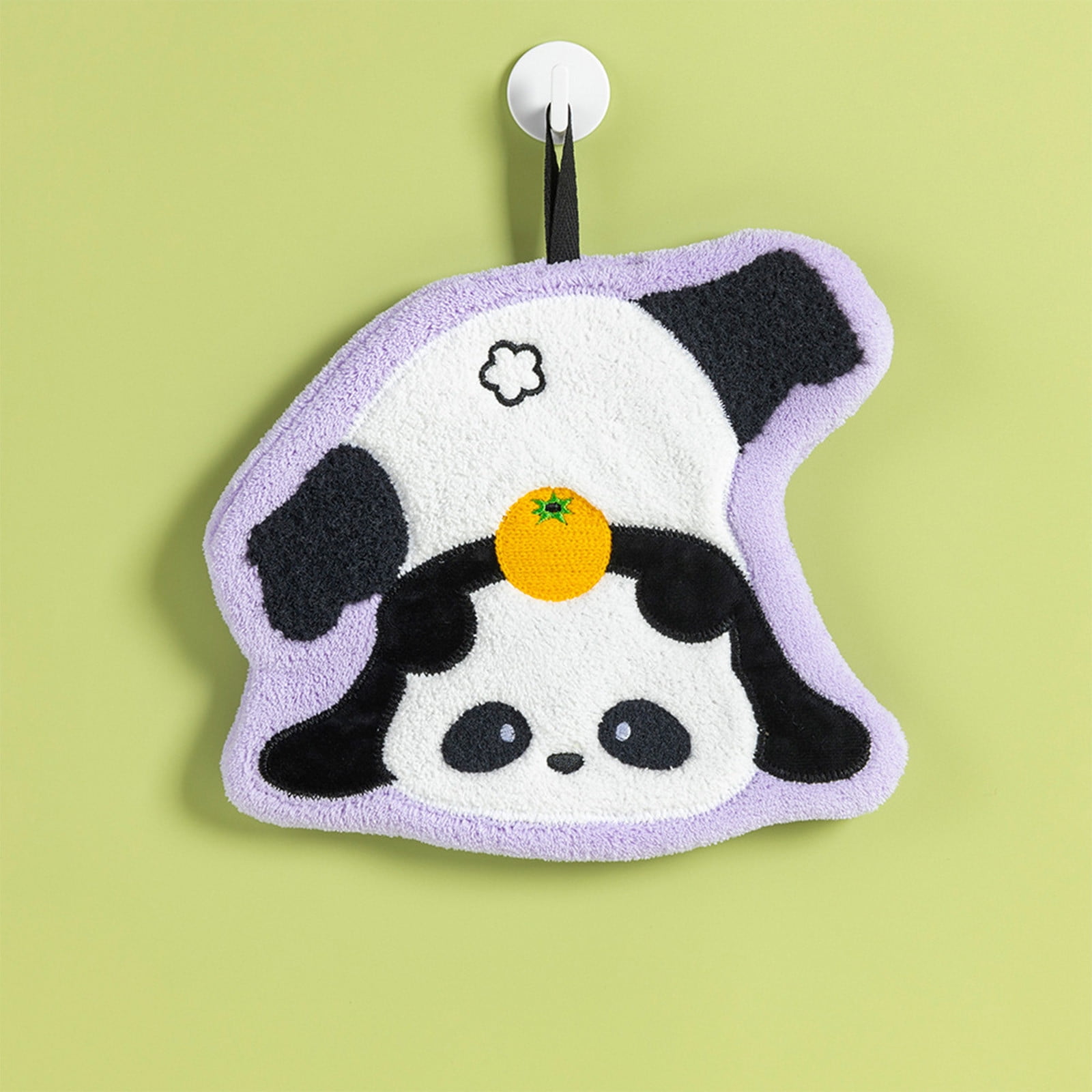 Hand Towel, Cute Panda Absorbent Hand Towel, Thickened Fleece Quick Dry ...