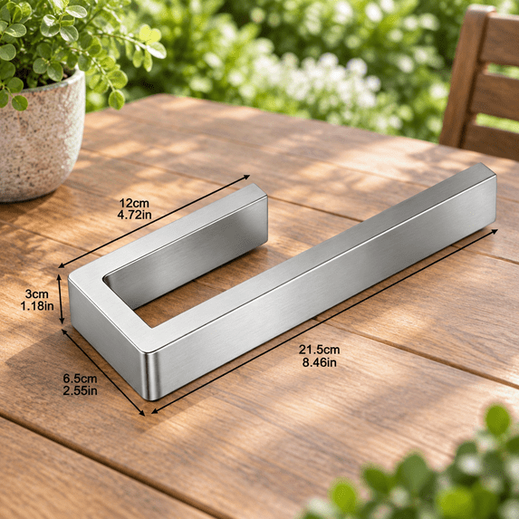Hand Towel Holder Stainless Steel Bathroom Bar Dish Hanger Wall Mount ...