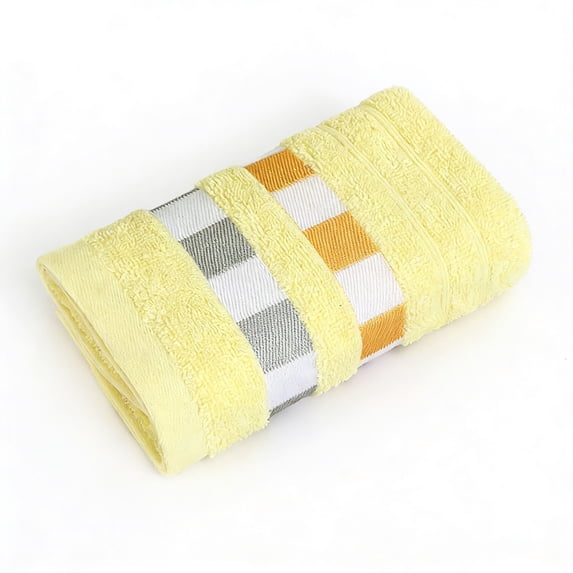 Hand Towel Super Soft Striped & Checkered Pattern Highly Absorbent ...