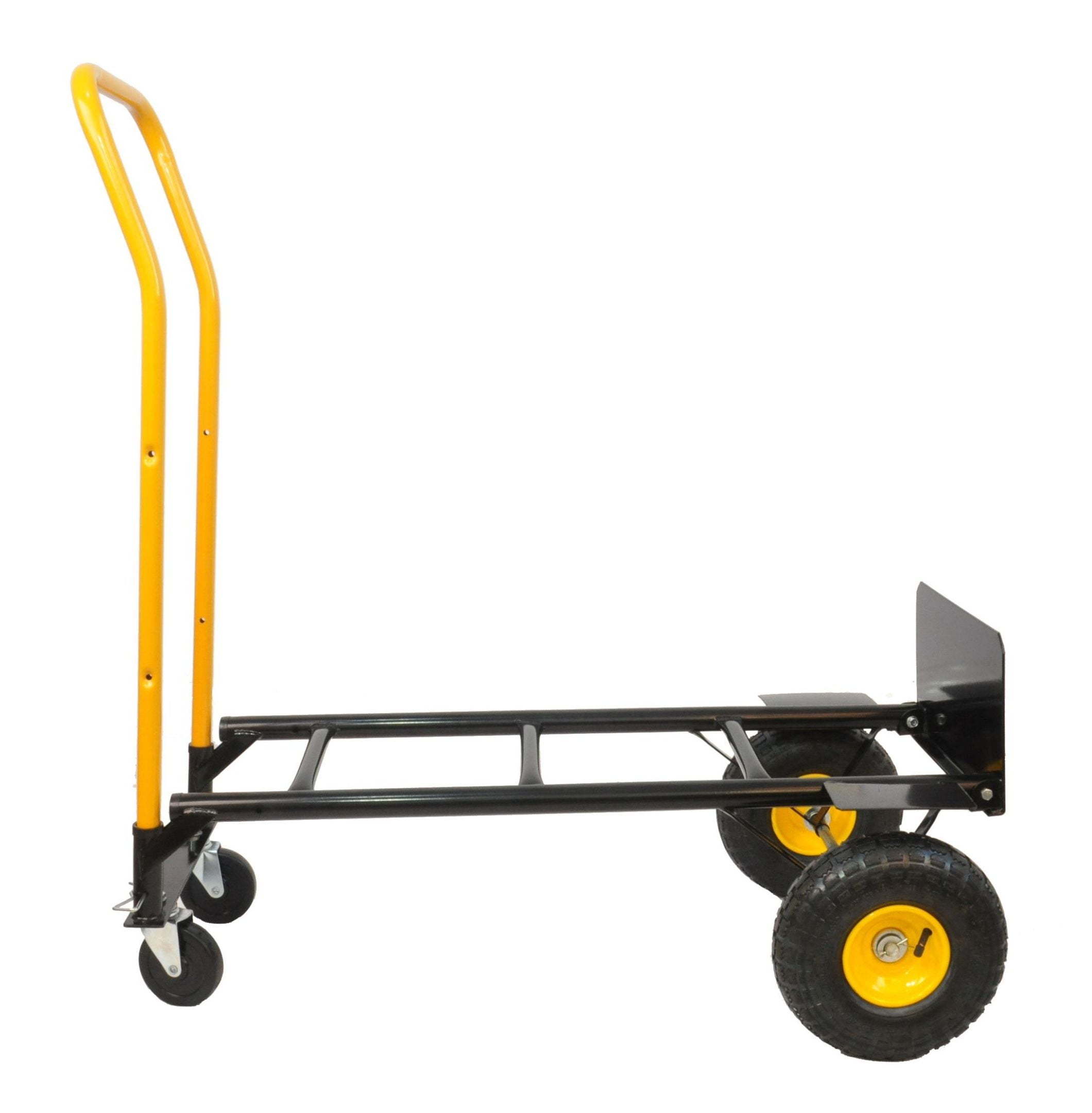Hand Truck Dolly Cart, 330 Lbs Heavy Duty 2/4 Wheel Platform Cart ...