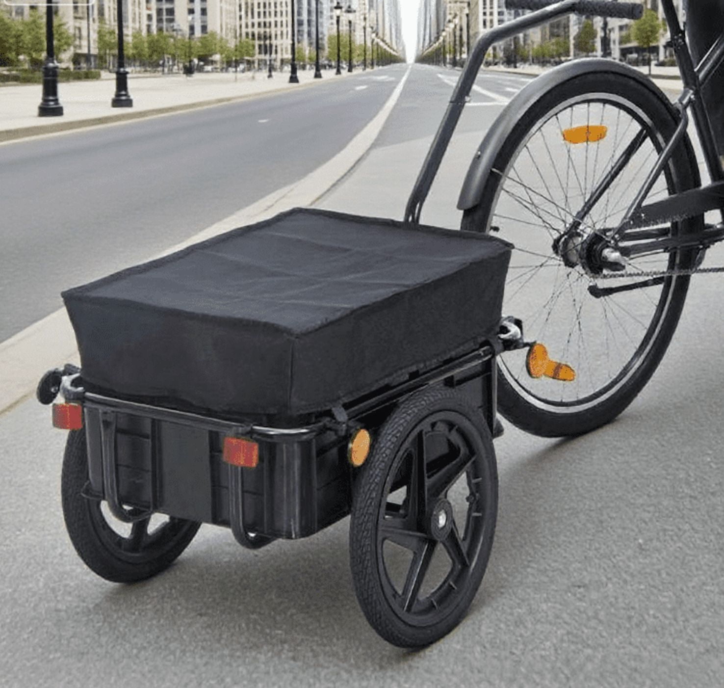 Hand Truck Outdoor Storage Trailer Bicycle Cargo Trailer with Removable ...