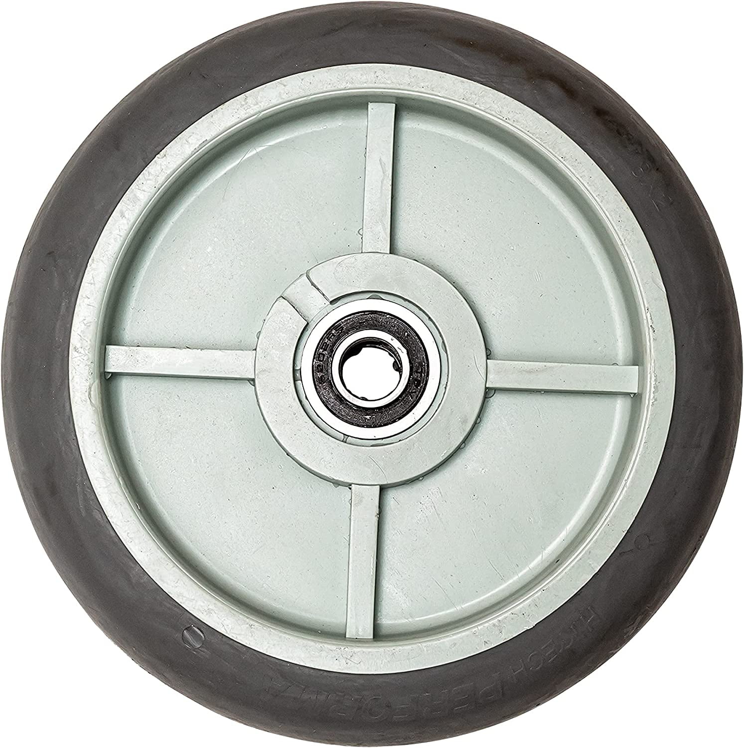 Hand Truck Wheels -Set of 2- Flat Free Dolly Wheels Replacement-Heavy ...