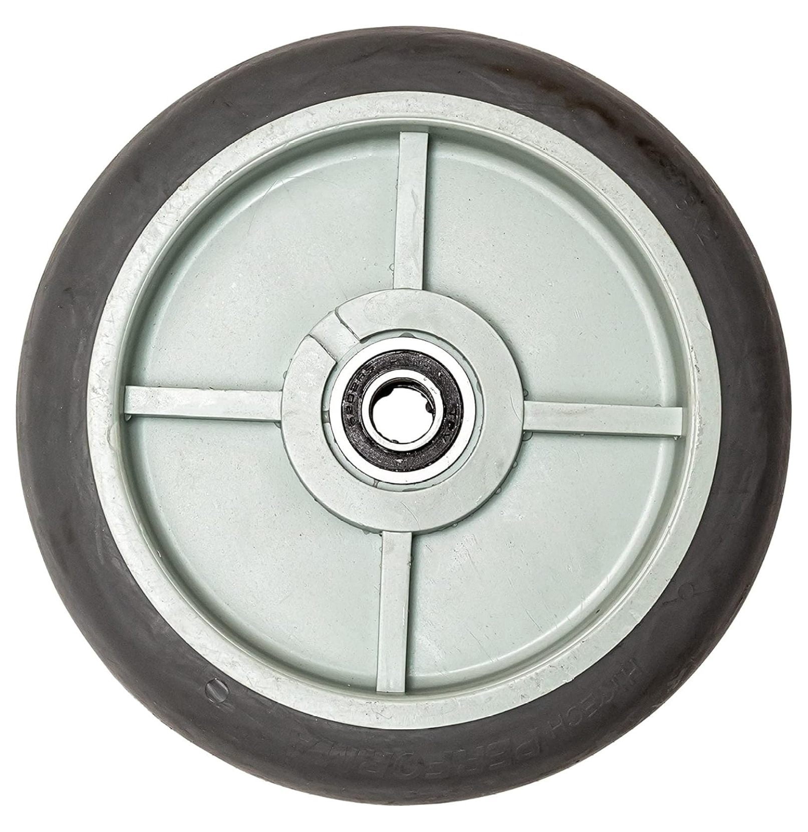 Hand Truck Wheels -Set of 2- Flat Free Dolly Wheels Replacement-Heavy ...