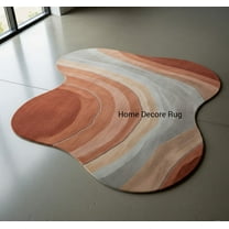 Colorful Irregular Rug – Hand Tufted Abstract Design for Modern Bedroom ...