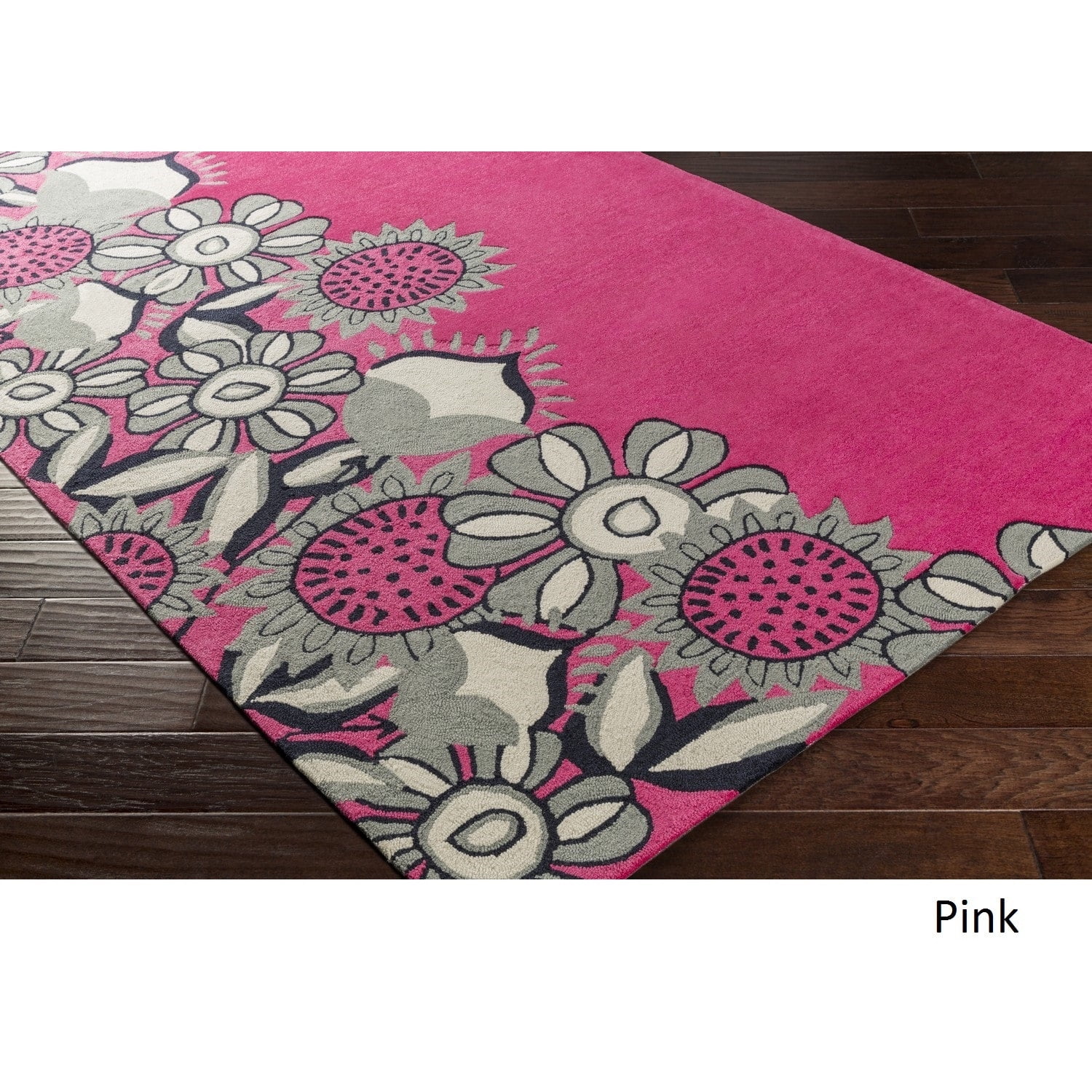 Hand Tufted Cobblestone Poly Acrylic Rug (7'6 x 9'6) - Walmart.com