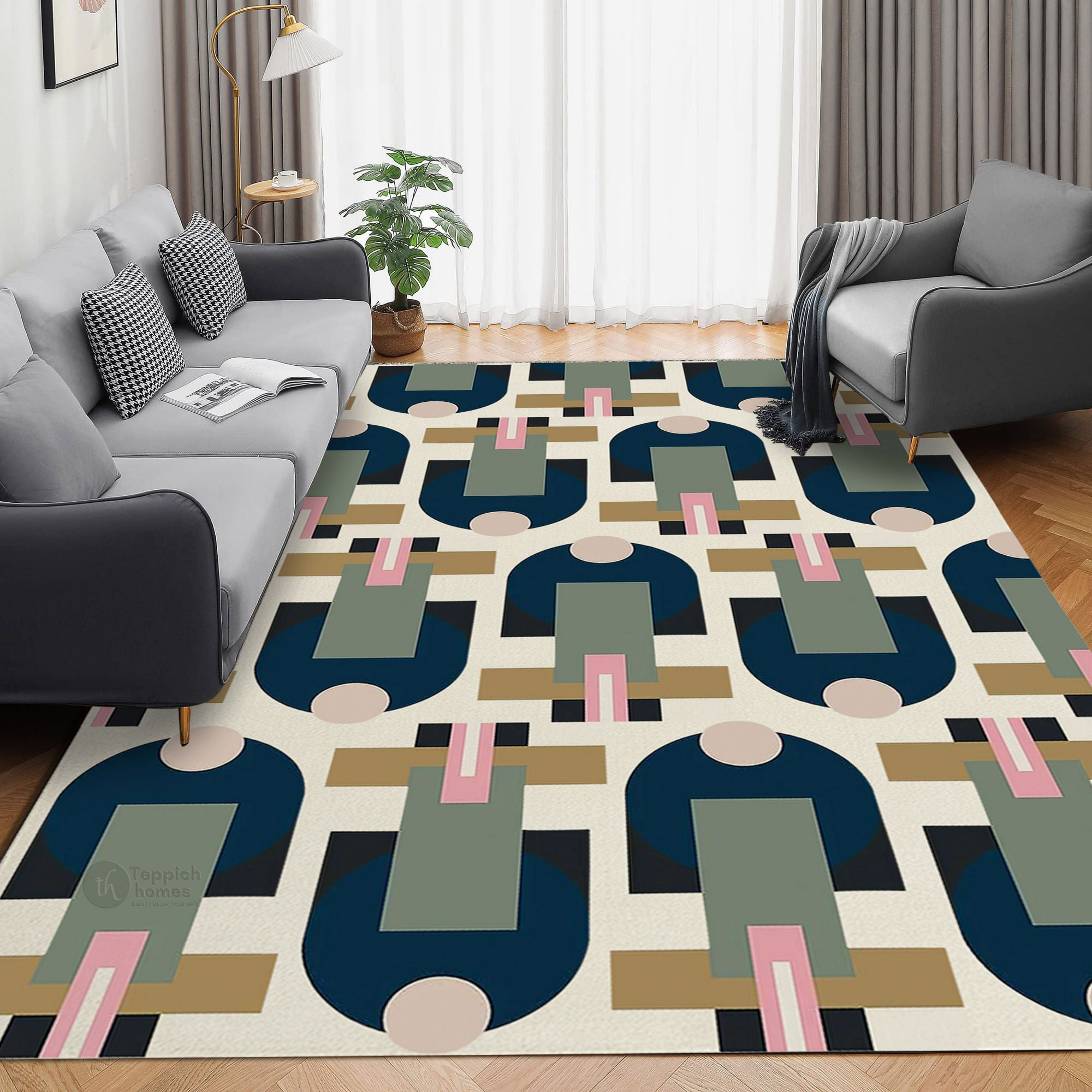 Hand Tufted Rug, 12X12 Carpet for Hallway, Bedroom, Area Rugs ...