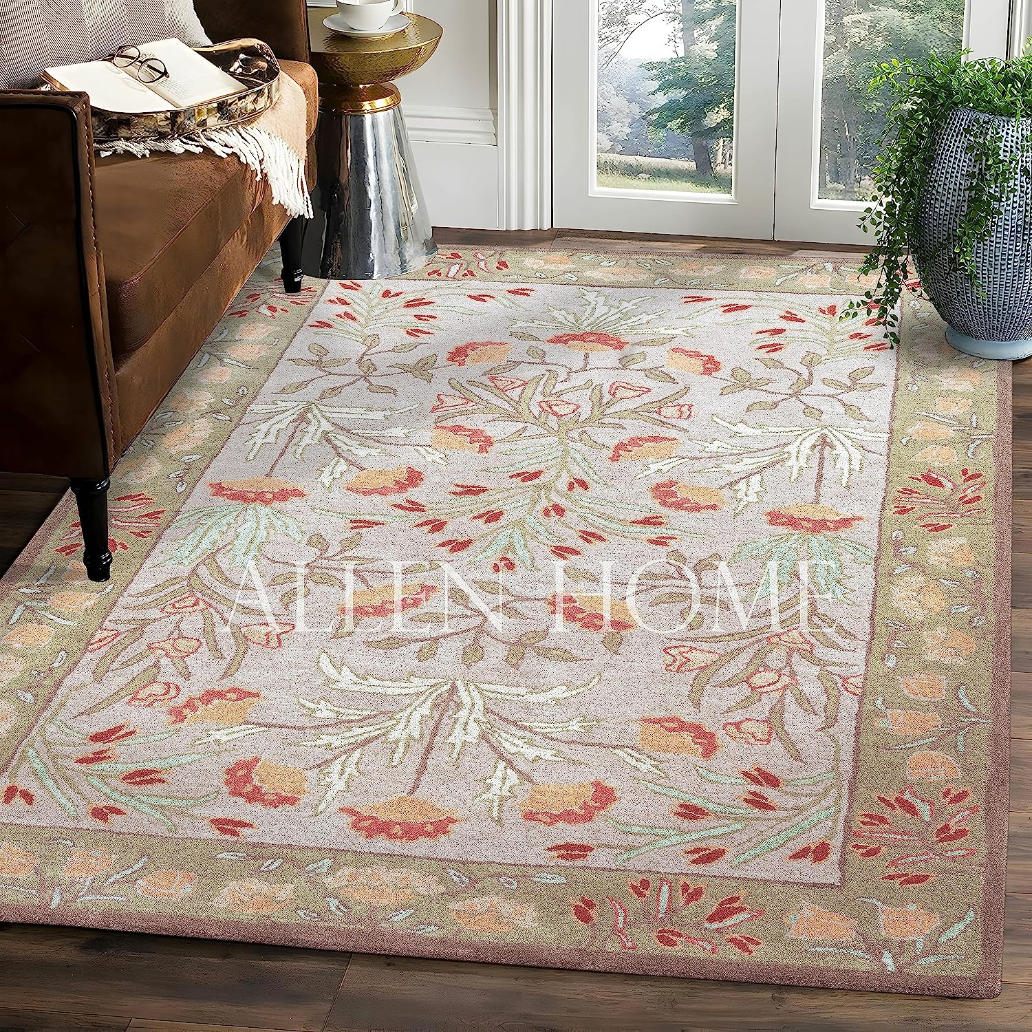 Hand Tufted Traditional Wool Area Rugs by Allen Home | 100% Wool ...