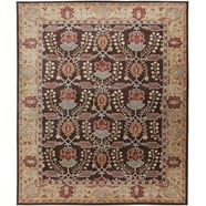 ALEF HOME Geometric Rug, Nonslip Art Deco Tufted Multicolor Blue Grid ...