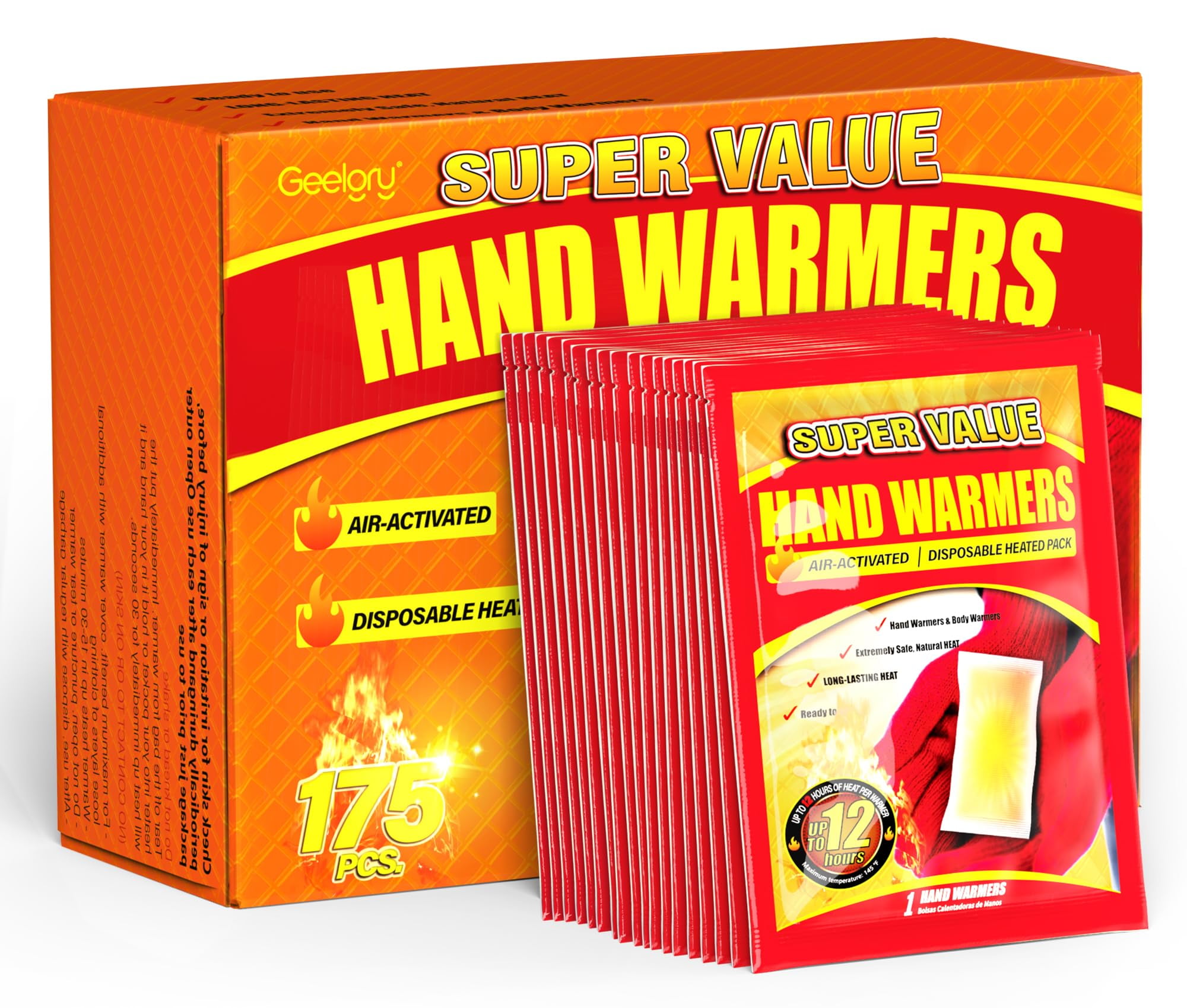 Hand Warmers Disposable 700/500/375/240/175/125/90Pcs, Long-Lasting Up ...