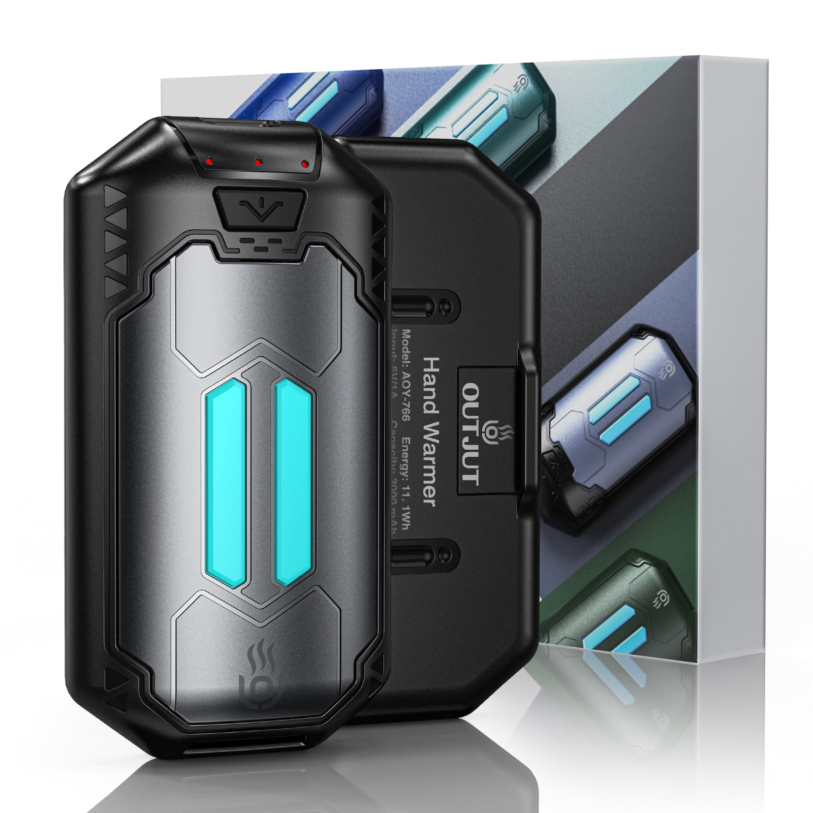 Hand Warmers Rechargeable, 1 Pack 6000mAh Electric Portable Pocket ...