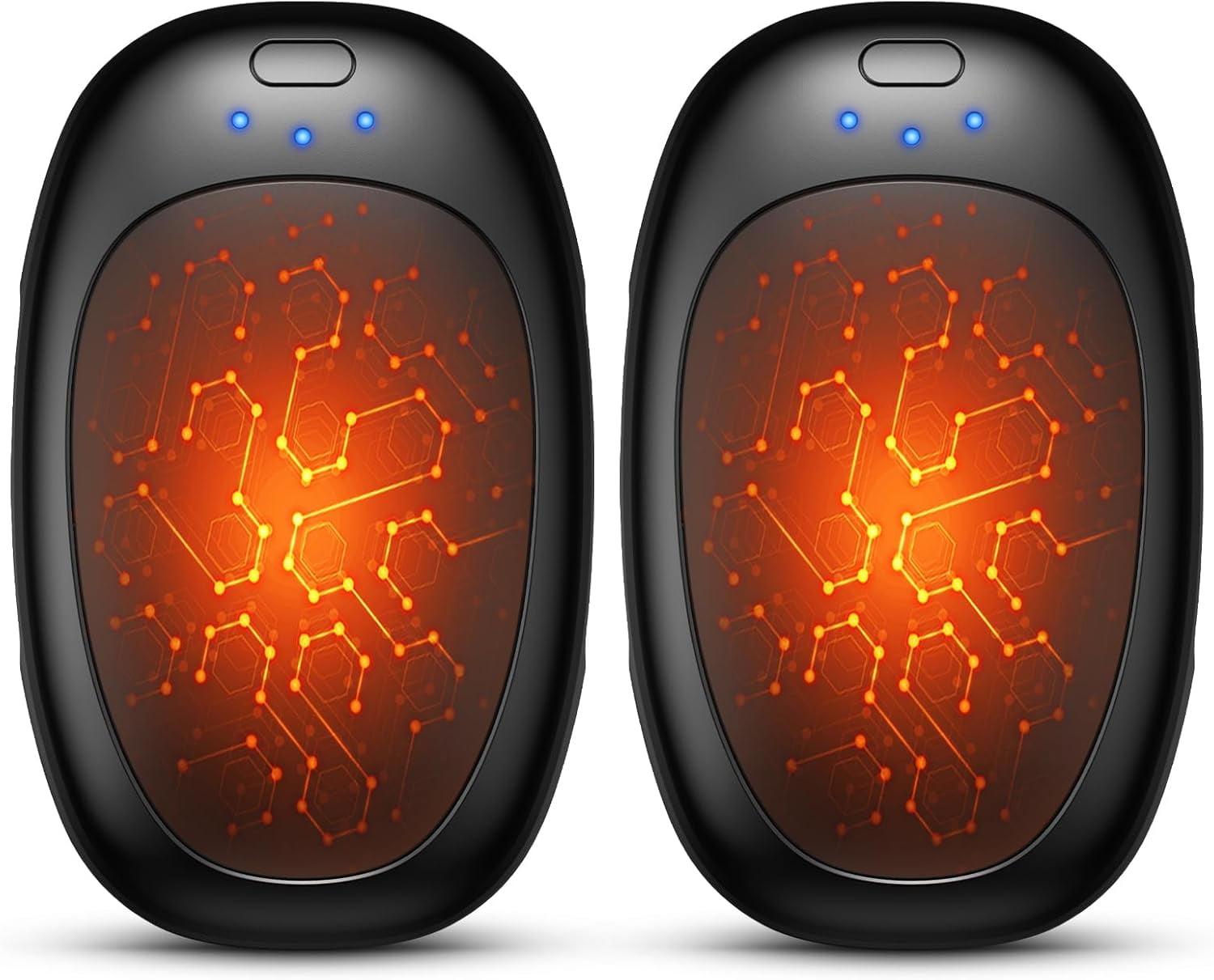 Hand Warmers Rechargeable 2 Pack, AI Electric Handwarmers Fast Heating ...