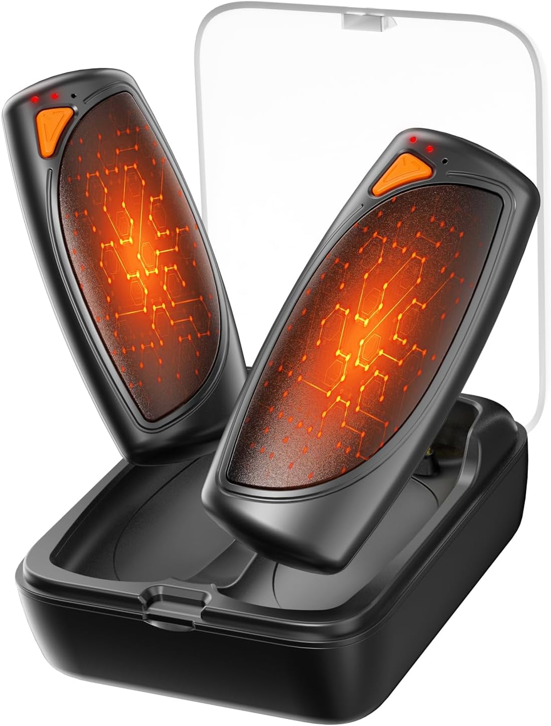 Hand Warmers Rechargeable with Charge Case, 2 Packs 14,000mAh Electric ...