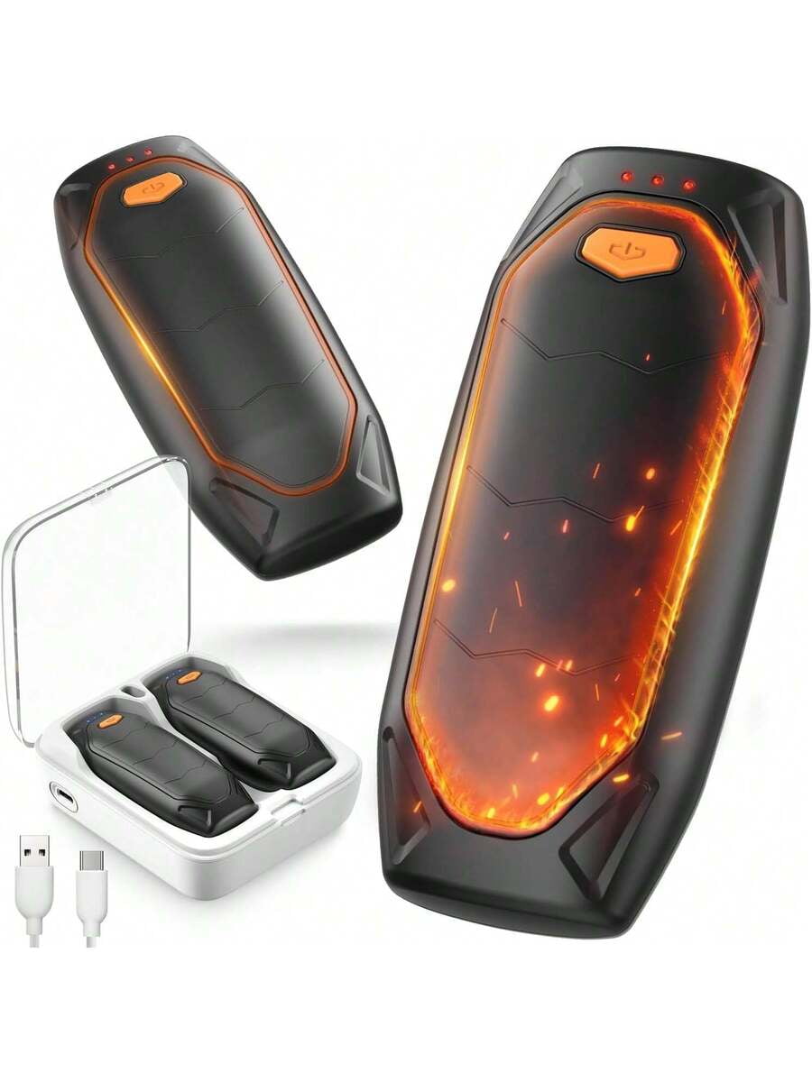Hand Warmers Rechargeable With Charging Case, Portable 3 In 1 Electric ...