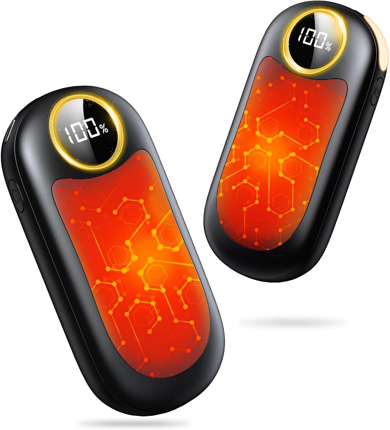 Hand Warmers Rechargeable, Dual-Sided Heating with LED Display ...