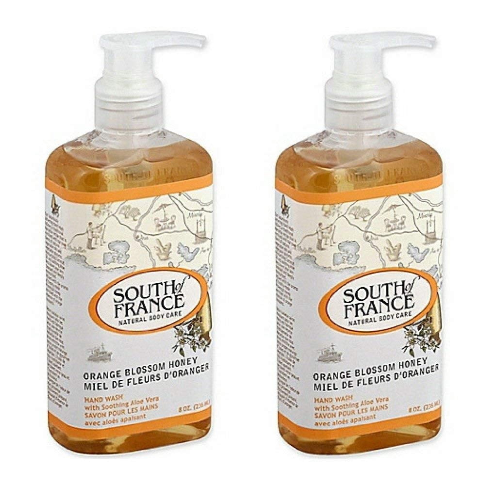 Hand Wash Liquid, Orange Blossom Honey 8 Oz by South Of France Soaps ...