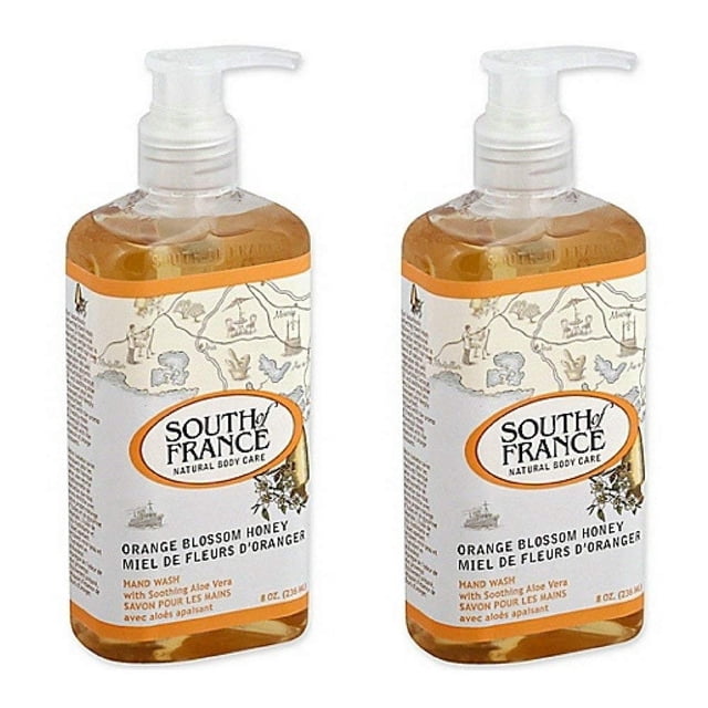 Hand Wash Liquid, Orange Blossom Honey 8 Oz by South Of France Soaps ...