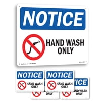 Closed For Cleaning OSHA Notice Rigid Plastic Sign 10 Inch x 7 Inch ...