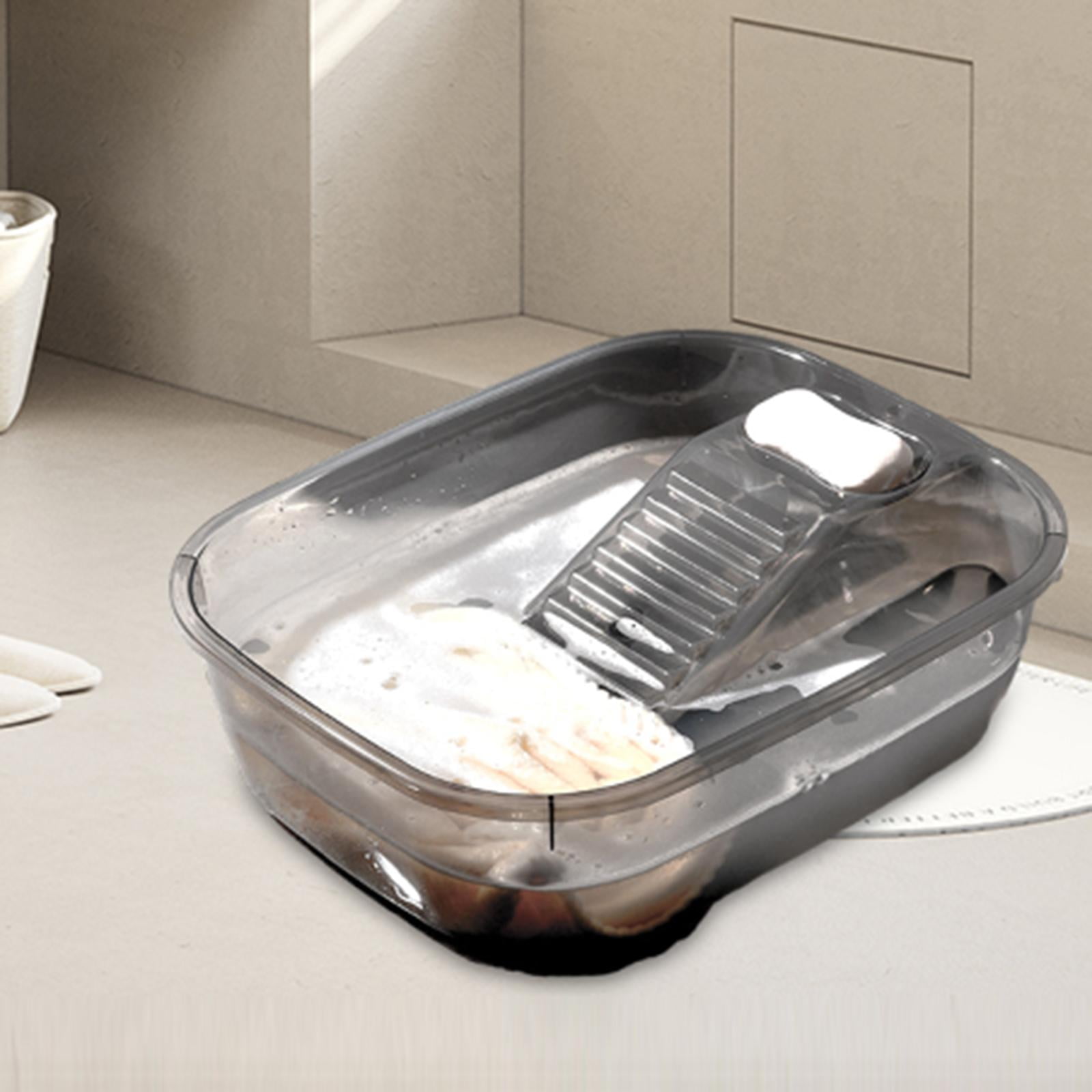 Hand Washing Clothes Bucket Portable Thickened Convenient Dorm ...