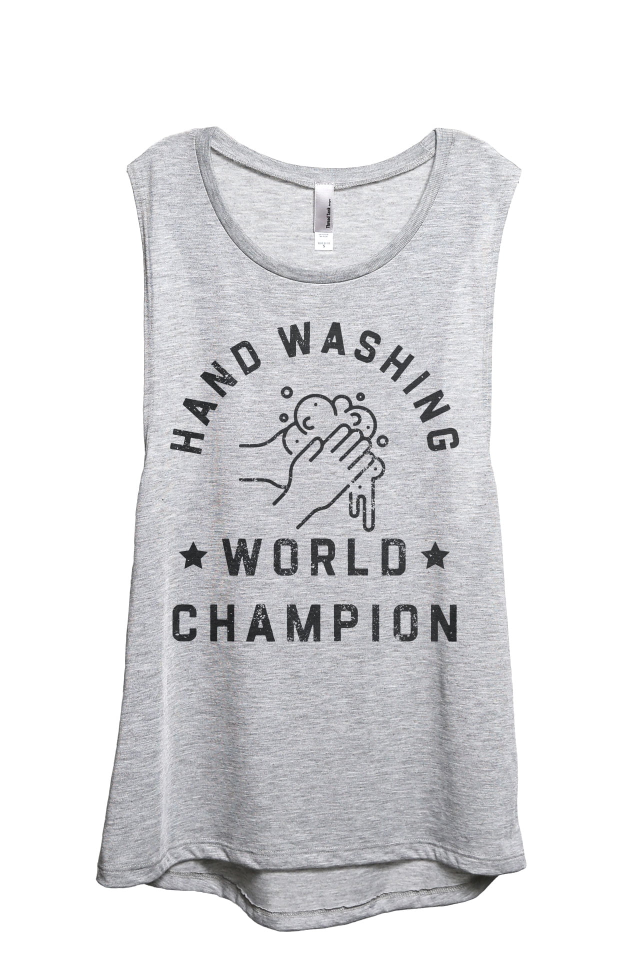 Hand Washing World Champion Women's Fashion Sleeveless Muscle Workout ...