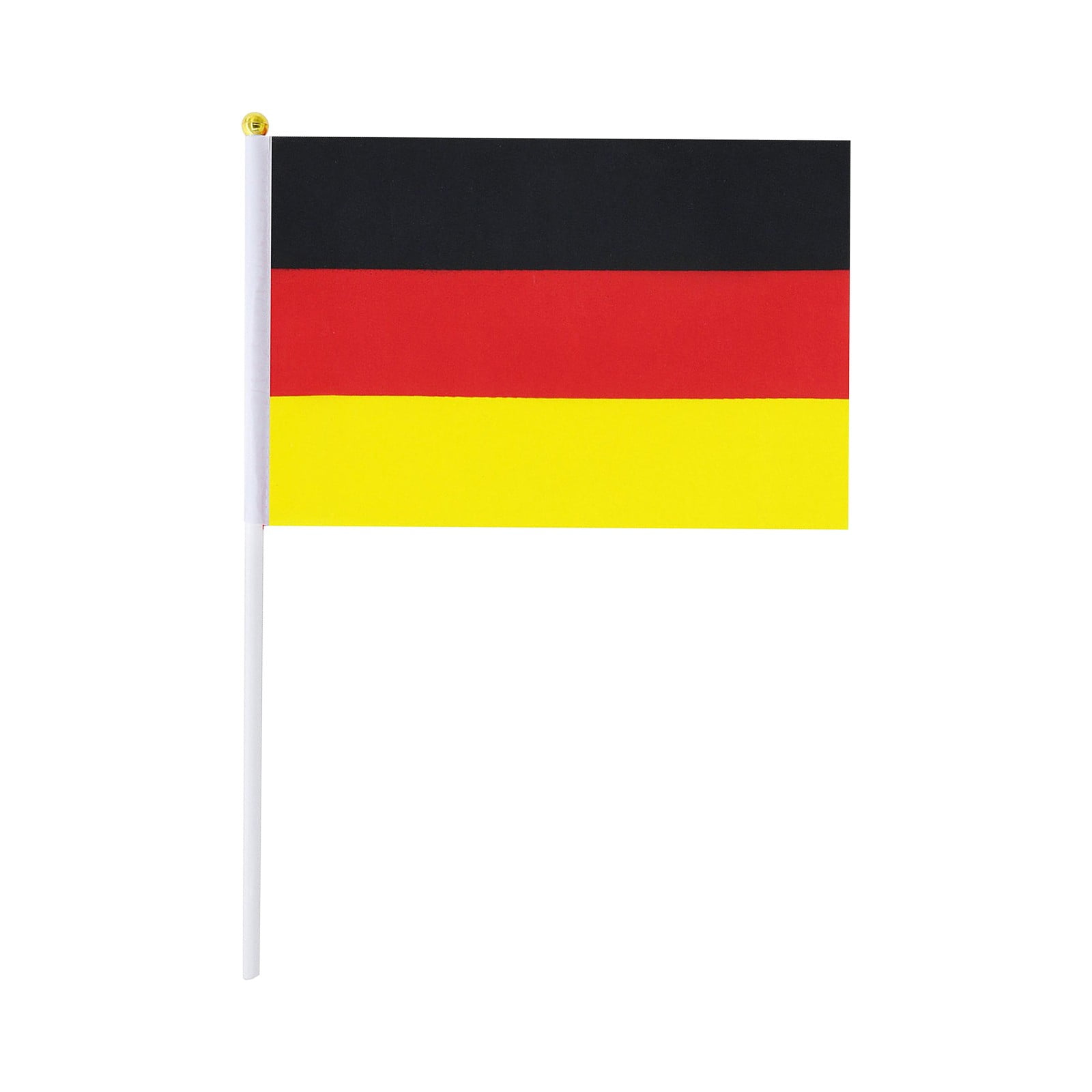 Hand-Waved Flag Flag Cheering German Flag Sewn Stripes Deutschland ...