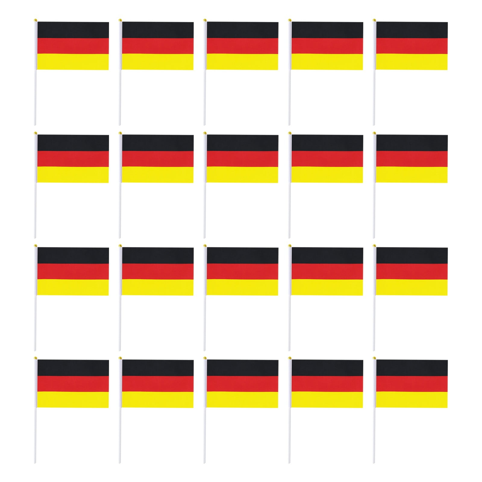 Hand-Waved Flag Flag Cheering German Flag Sewn Stripes Deutschland ...