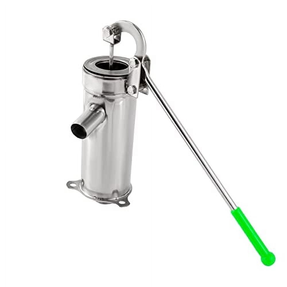 Hand Well Pump Manual Deep Water Pump with 3.54Inch Leather Bowls,26 ...
