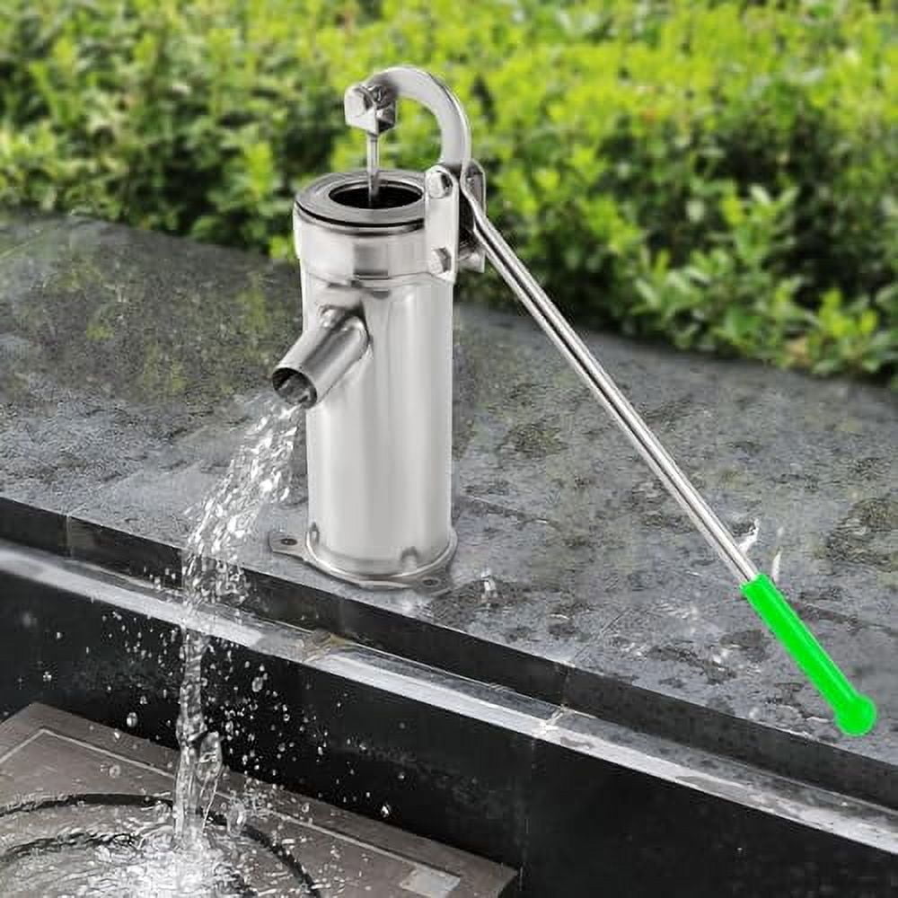 Hand Well Pump Manual Deep Water Pump Handheld Press Hand Pump Pitcher ...