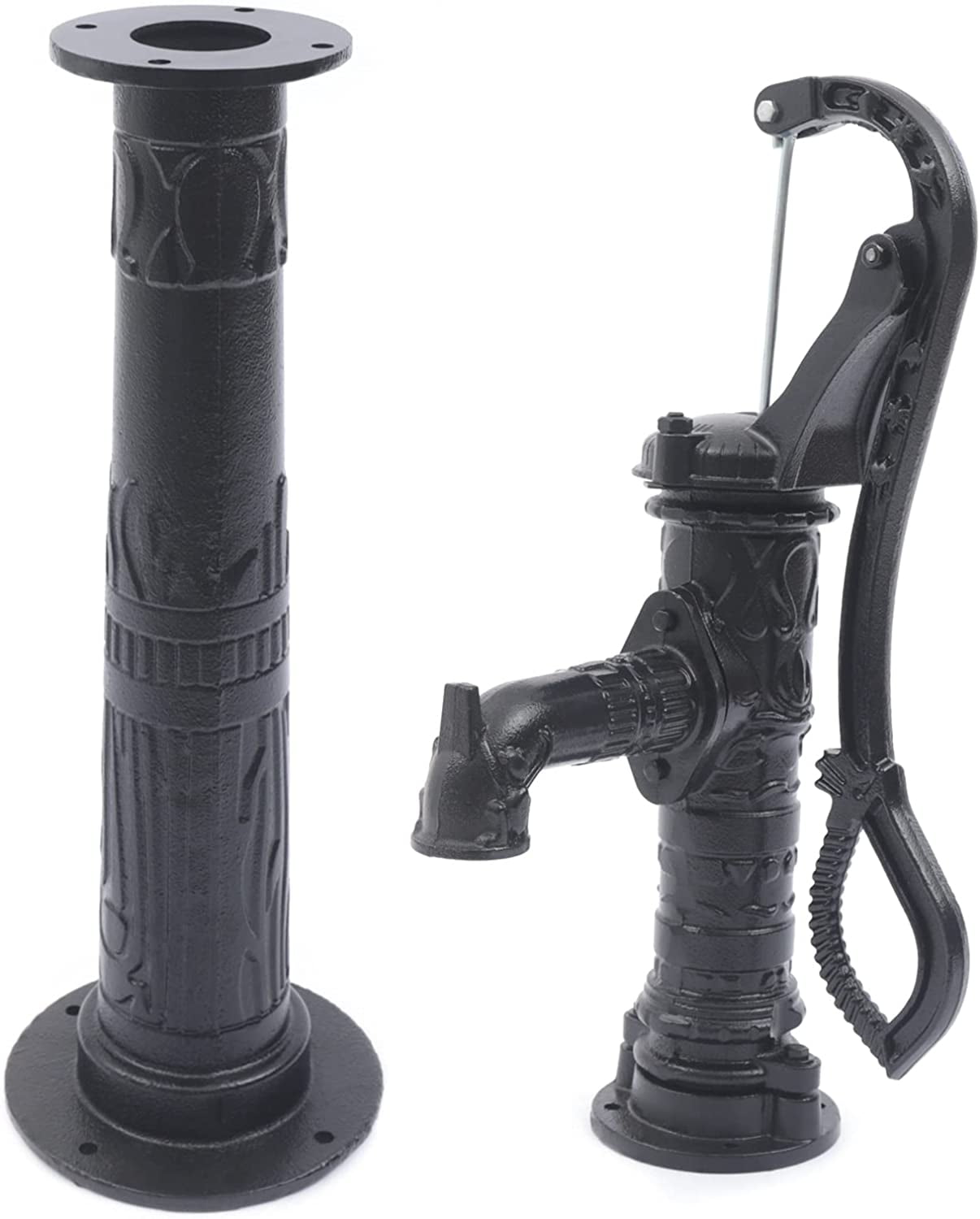 Hand Well Water Pump,Antique Manual Well Pump Pitcher Pump with Ring ...