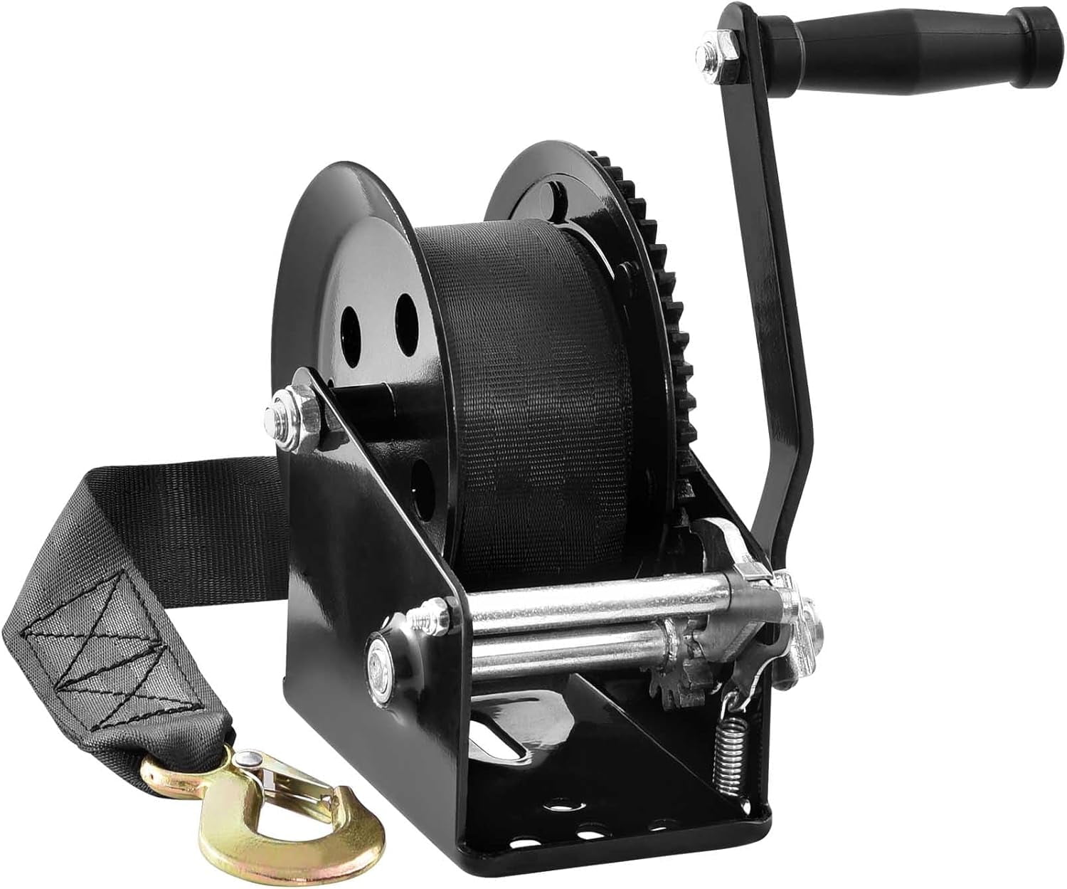 Hand Winch, 1600 lbs Pulling Capacity, Boat Trailer Winch Heavy Duty ...