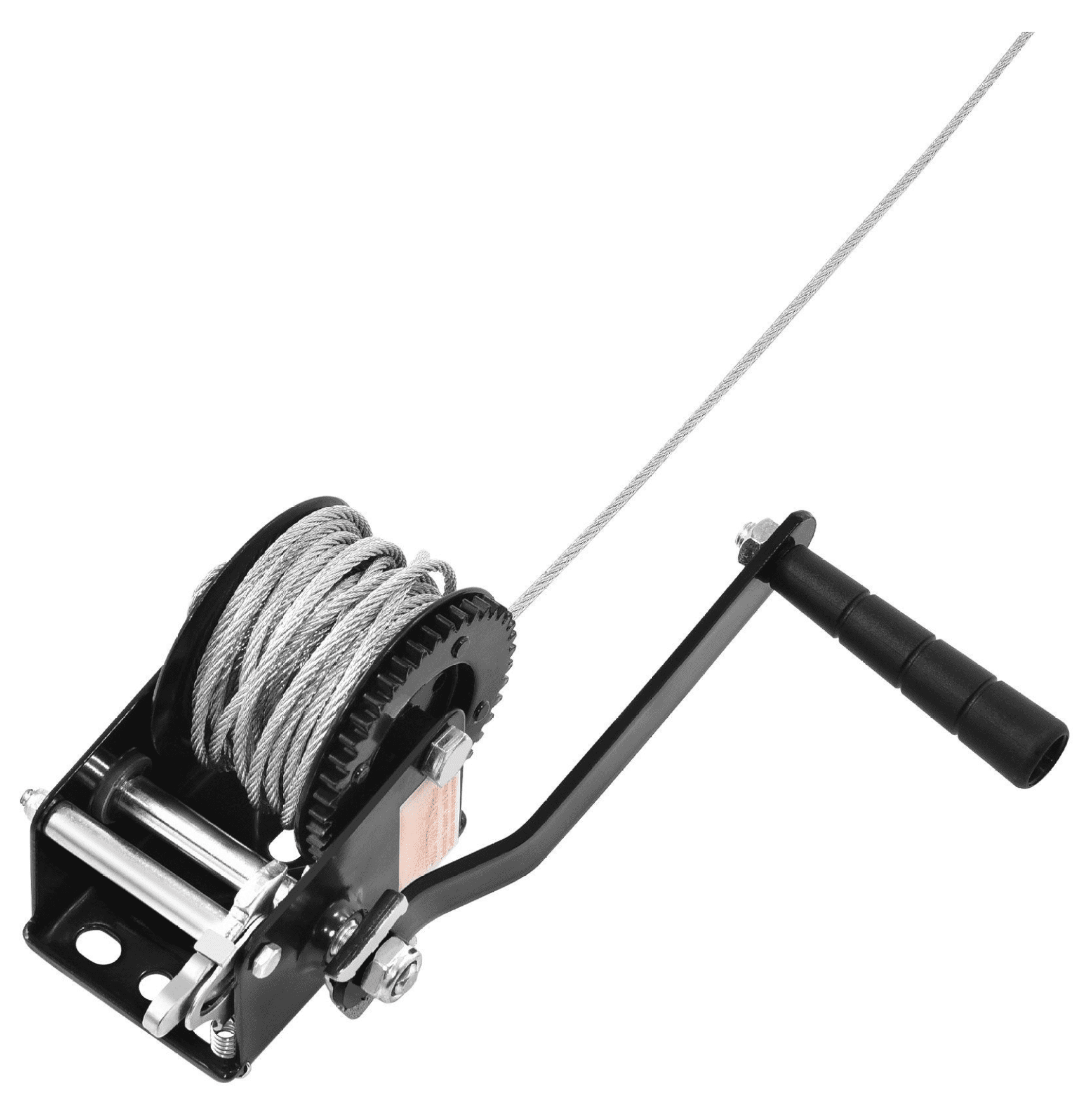 Hand Winch 800 lbs Capacity - Boat Trailer Winch with 33ft Steel Cable ...
