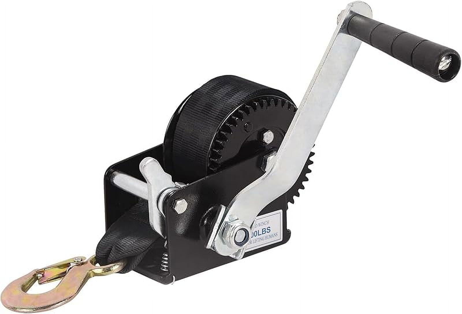 Hand Winch Boat Trailer Winch Heavy Duty Hook with 33ft Steel Cable ...