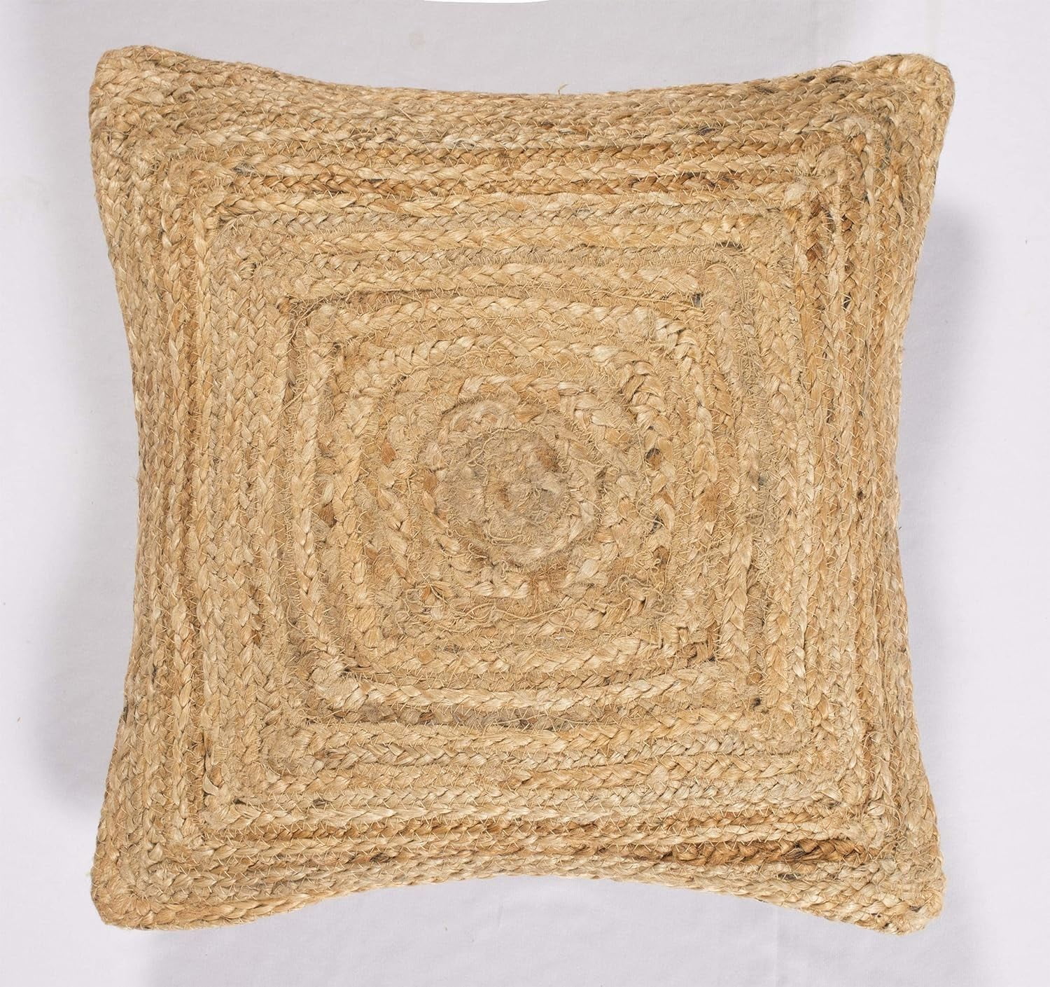 Hand-Woven Natural Jute Cushion Covers for Sofa, Couch Boho Home Dcor ...