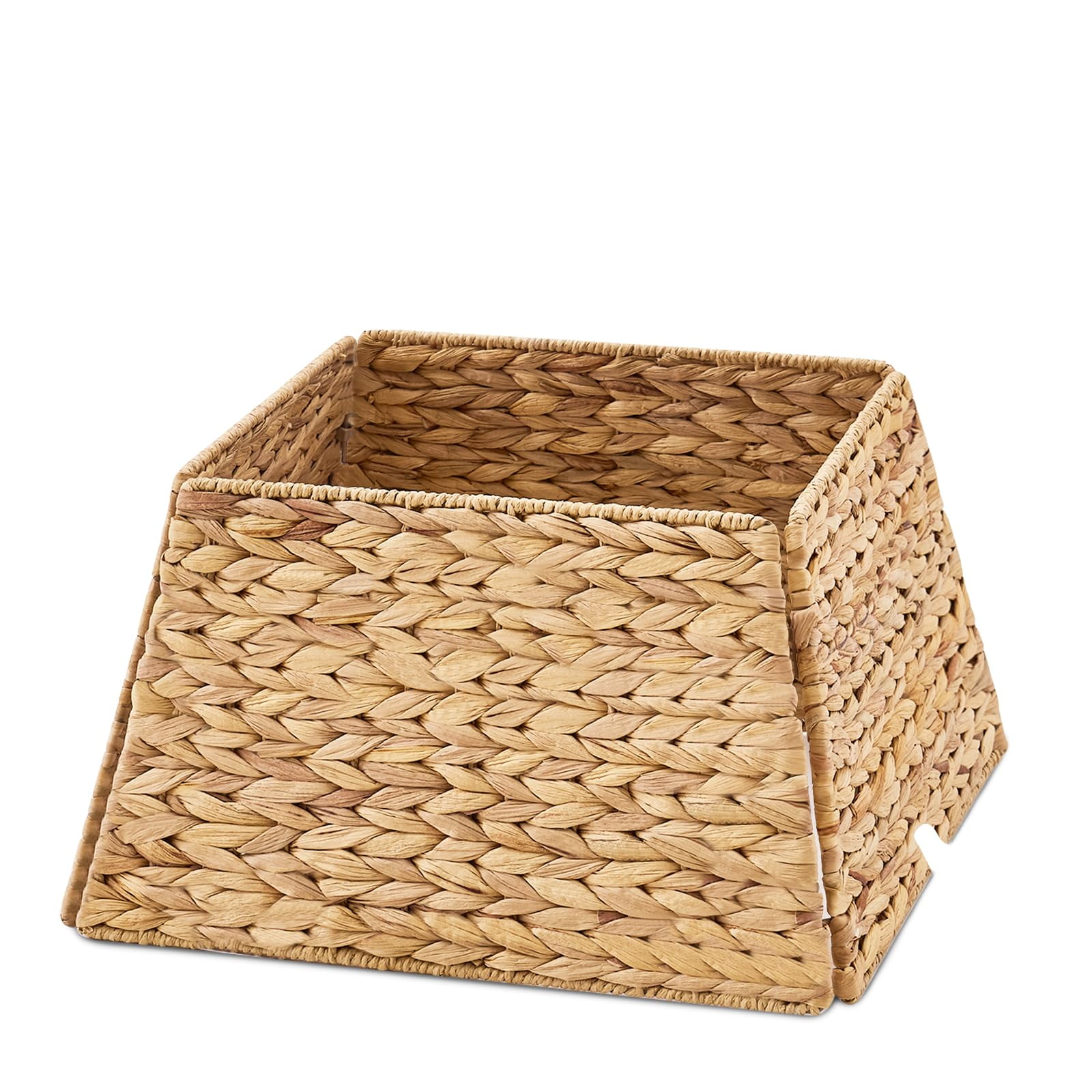 Hand-Woven Natural Water Hyacinth Christmas Tree Collar - Cord Cutout ...