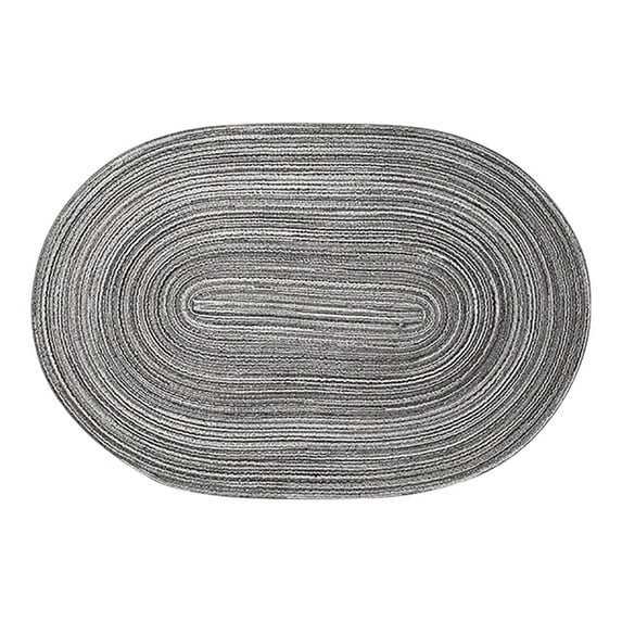 Hand Woven Oval Placemat Durable Heat Table Mats for Dining Kitchen and ...