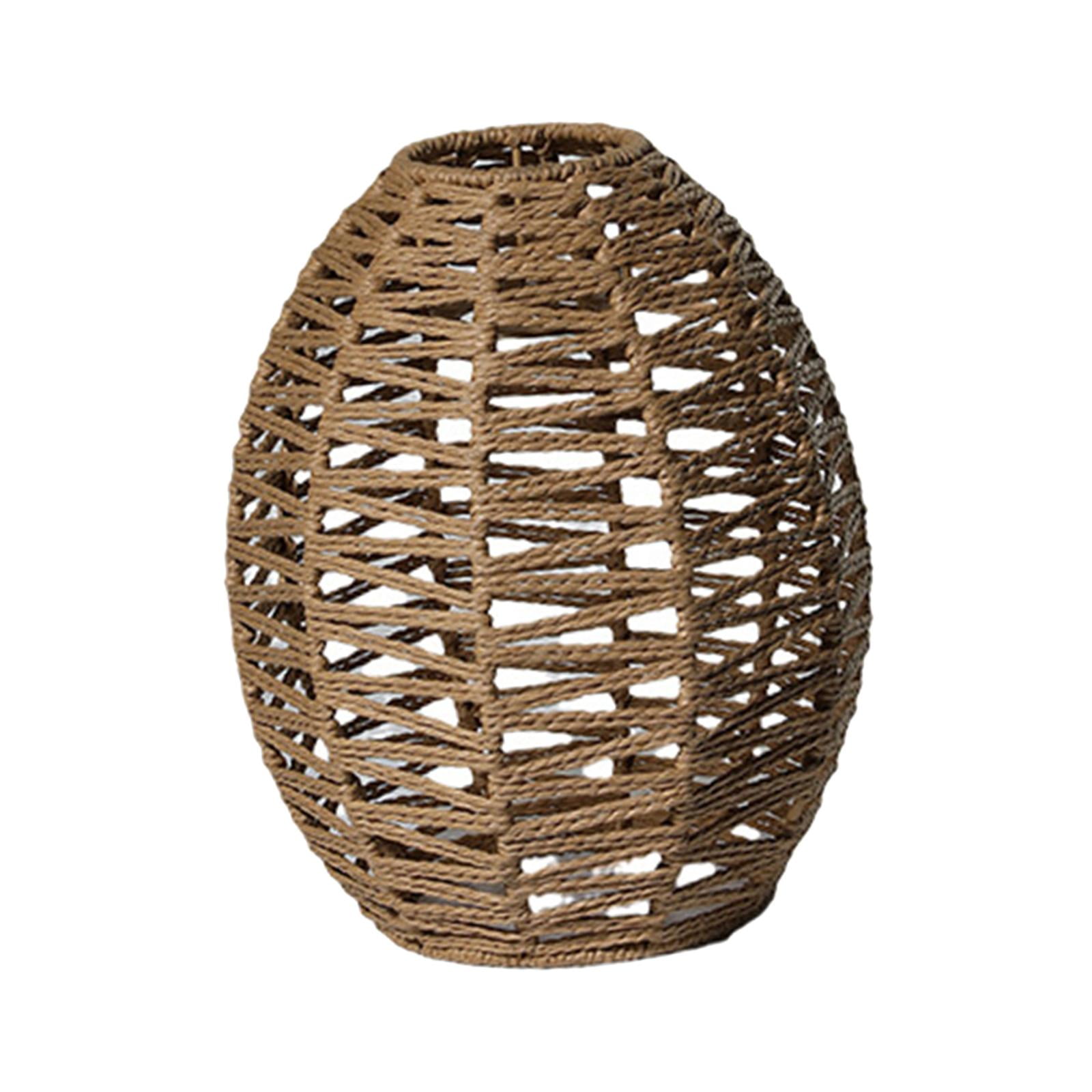 Hand Woven Pendant Light, Handmade Rattan Ceiling Light Fixture ...