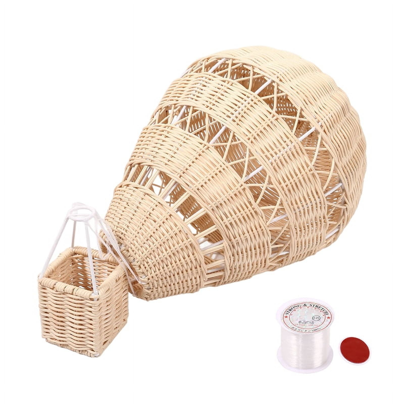 Hand-Woven Rattan Hot Air Balloon Children's Room Wall Decoration ...