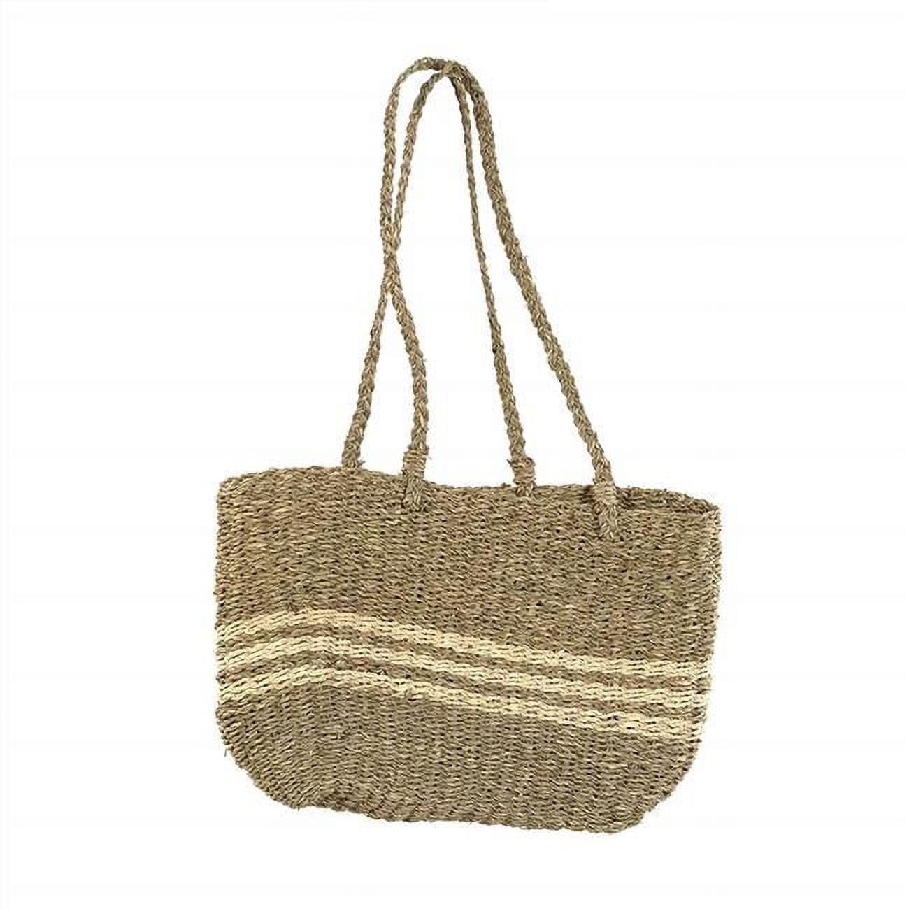 Hand Woven Seagrass Palm Handbag - Set of 2 - Walmart.com