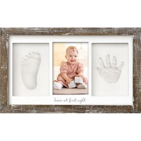 Hand and Footprint Kit - Clay Handprint Keepsake Frame, Picture Frame ...