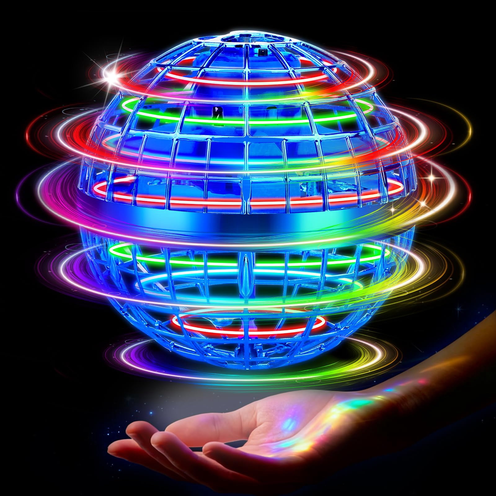 Hand-controlled levitating ball toy, 2026 upgraded version | LED light ...