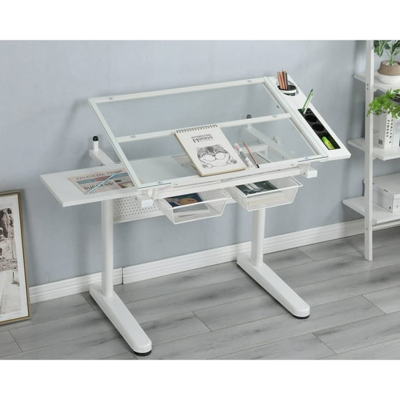 Hand-crank Drafting Table | Perfect for Architectural Drafting | Side ...