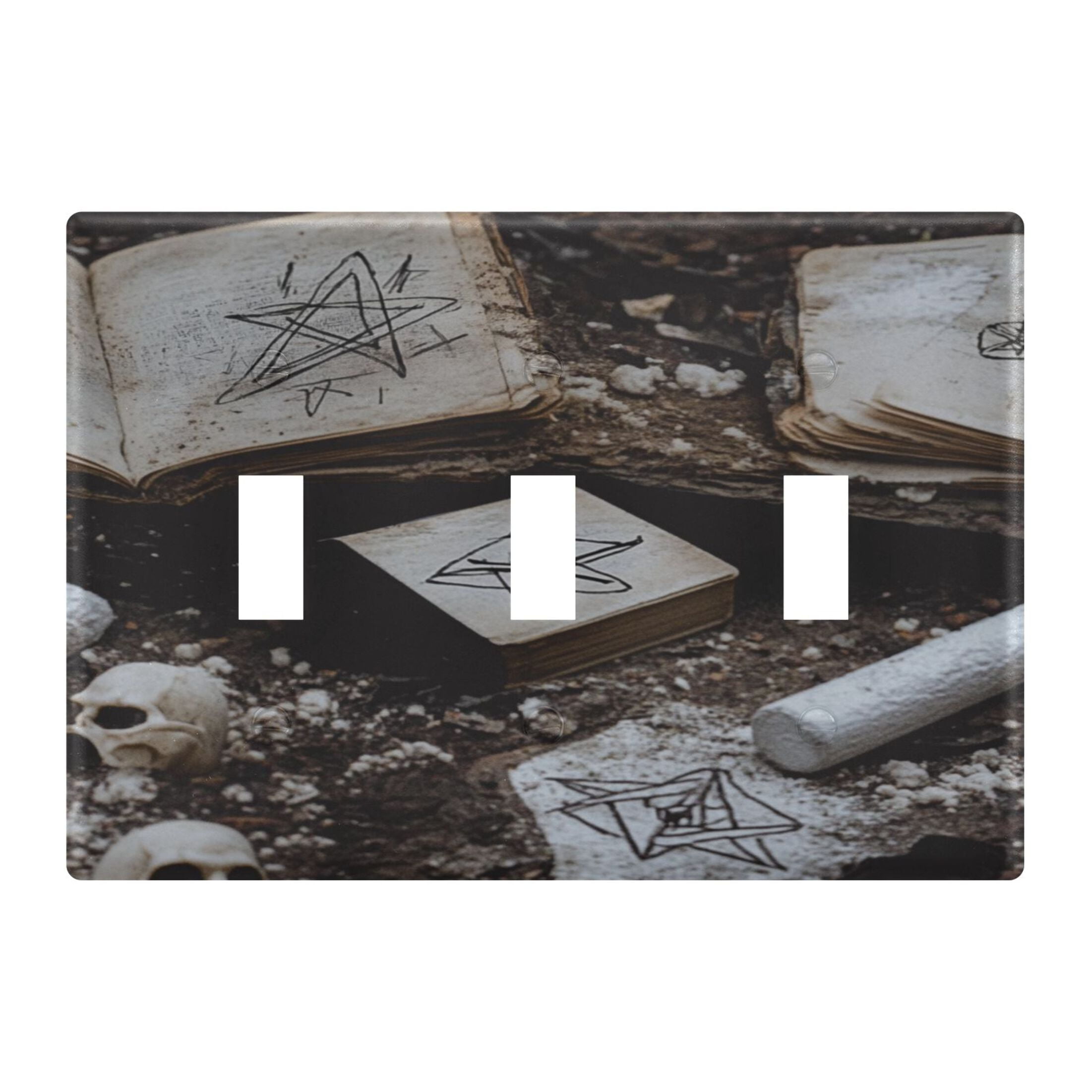 Hand-drawn Pentagram Symbols Decorative Light Switch Plates Switch ...