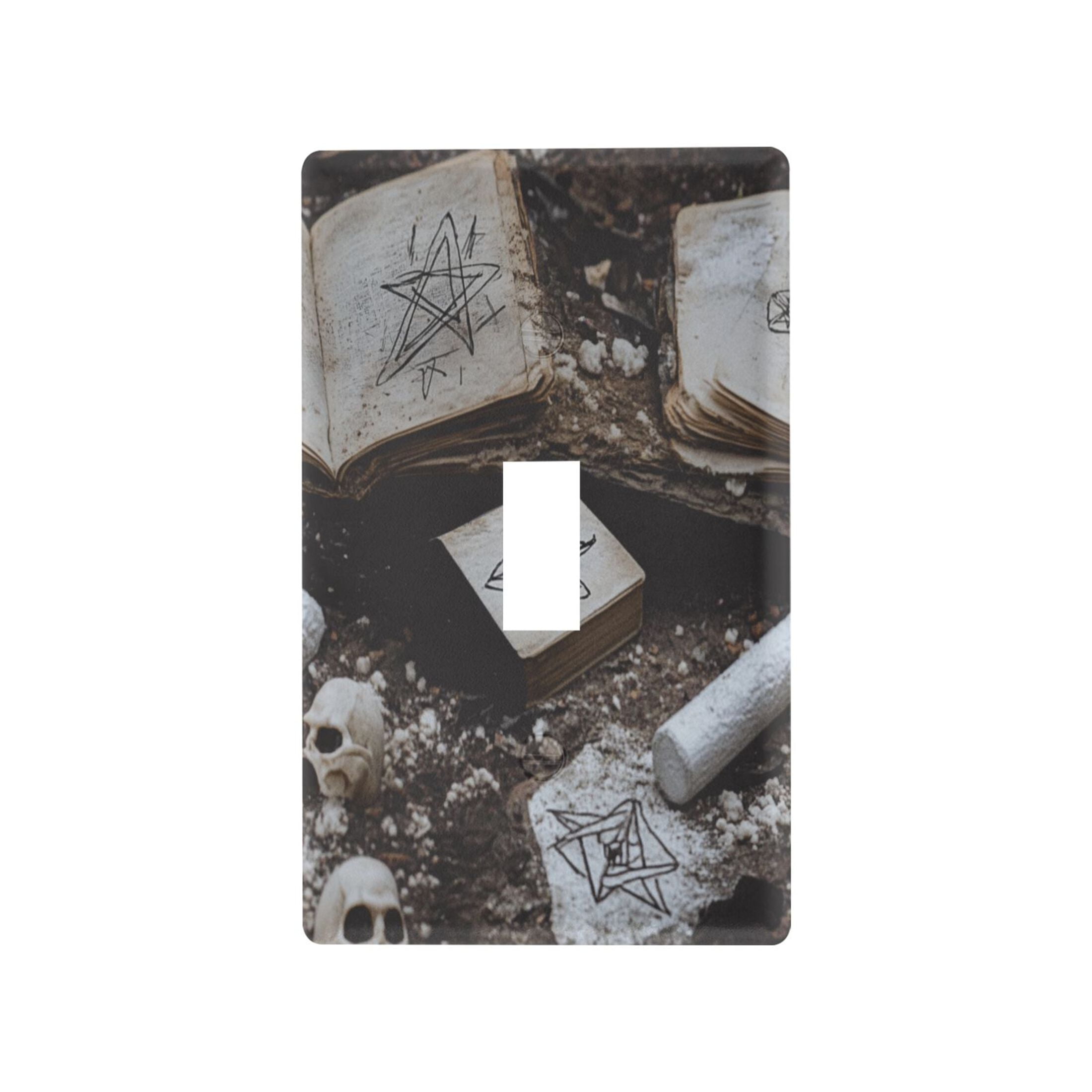 Hand-drawn Pentagram Symbols Light Switch Cover Switch Plate Outlet ...