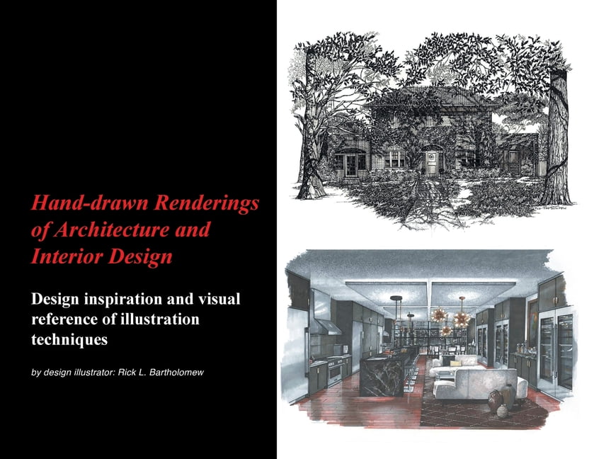 Hand-drawn Renderings of Architecture and Interior Design (Paperback ...