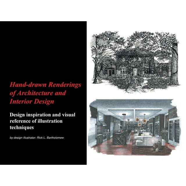 Hand-drawn Renderings of Architecture and Interior Design (Paperback ...